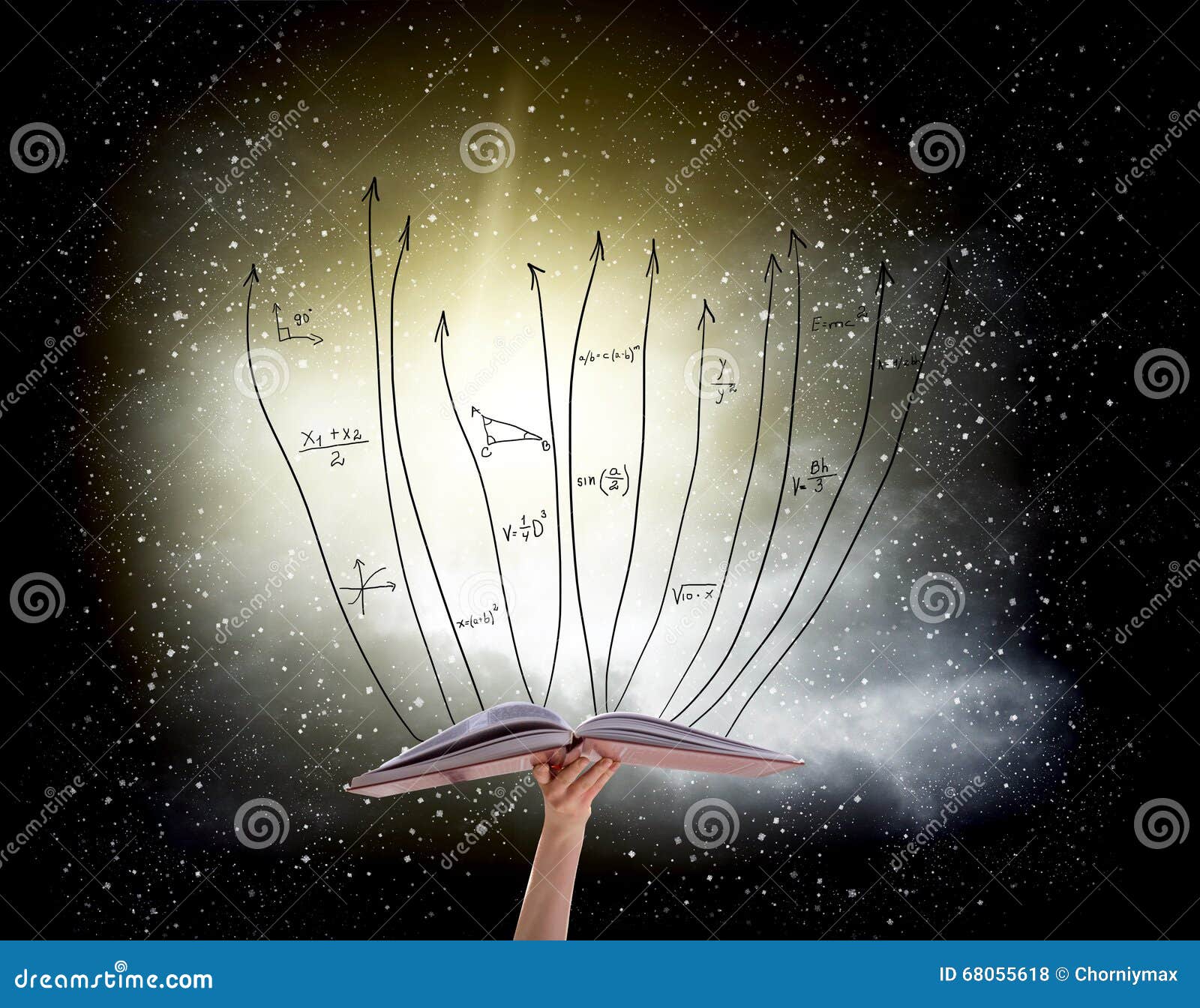 Human hand holding book stock photo. Image of book, table - 68055618