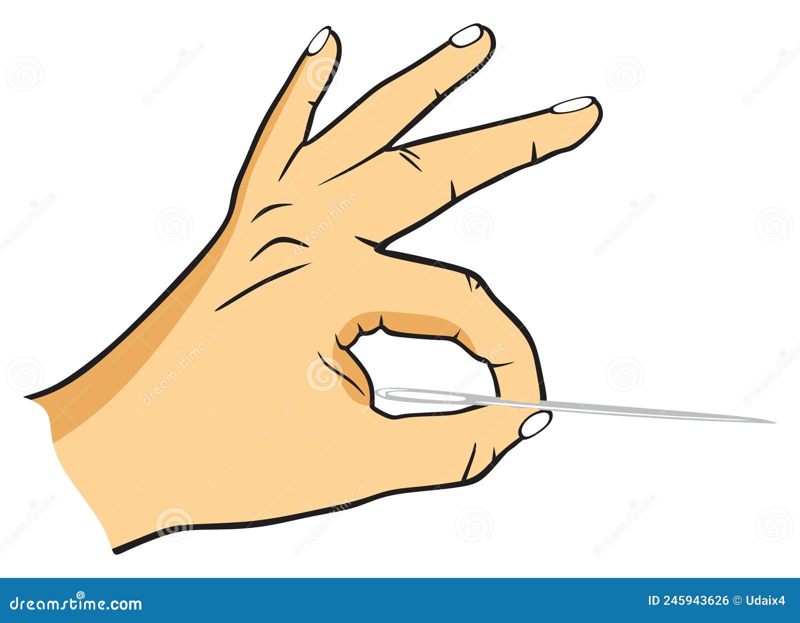 Hand Holding Object Drawing