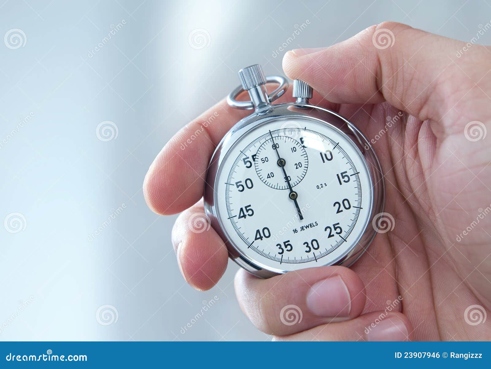 Human Hand Holding Stopwatch Stock Photo - Image of counting ...