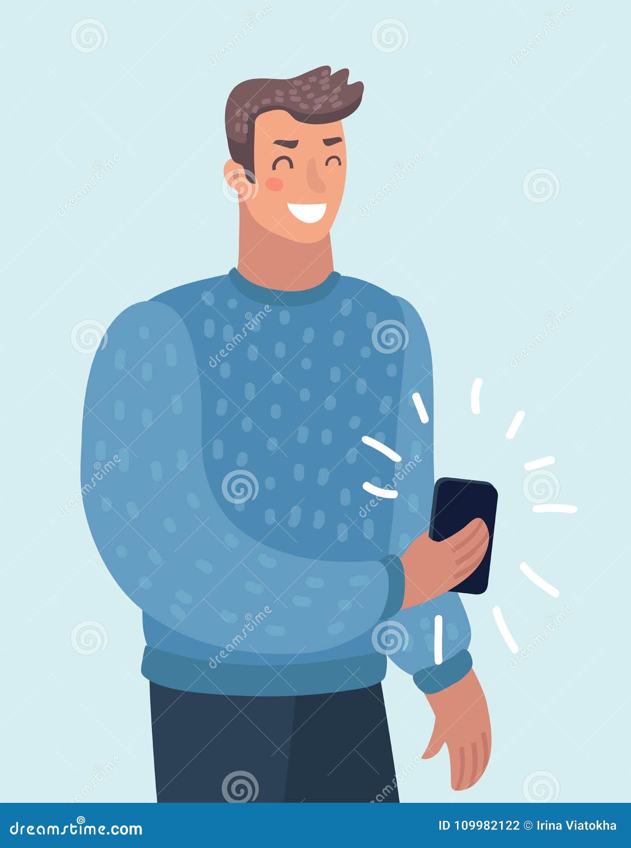Human Hand Holds Smart Phone with Messenger App. Stock Vector ... Human Hand Holds Smart Phone with Messenger App. Stock Vector ...