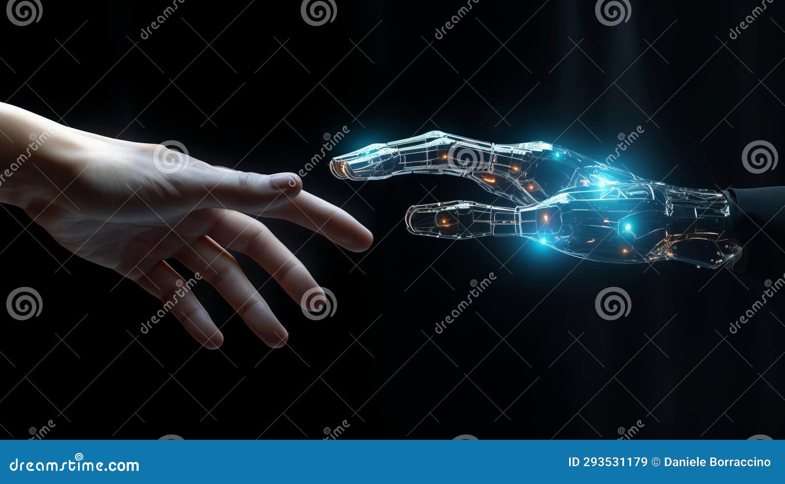 Human Hand and a Holographic Hand Touch Each Other, Coexistence of ...