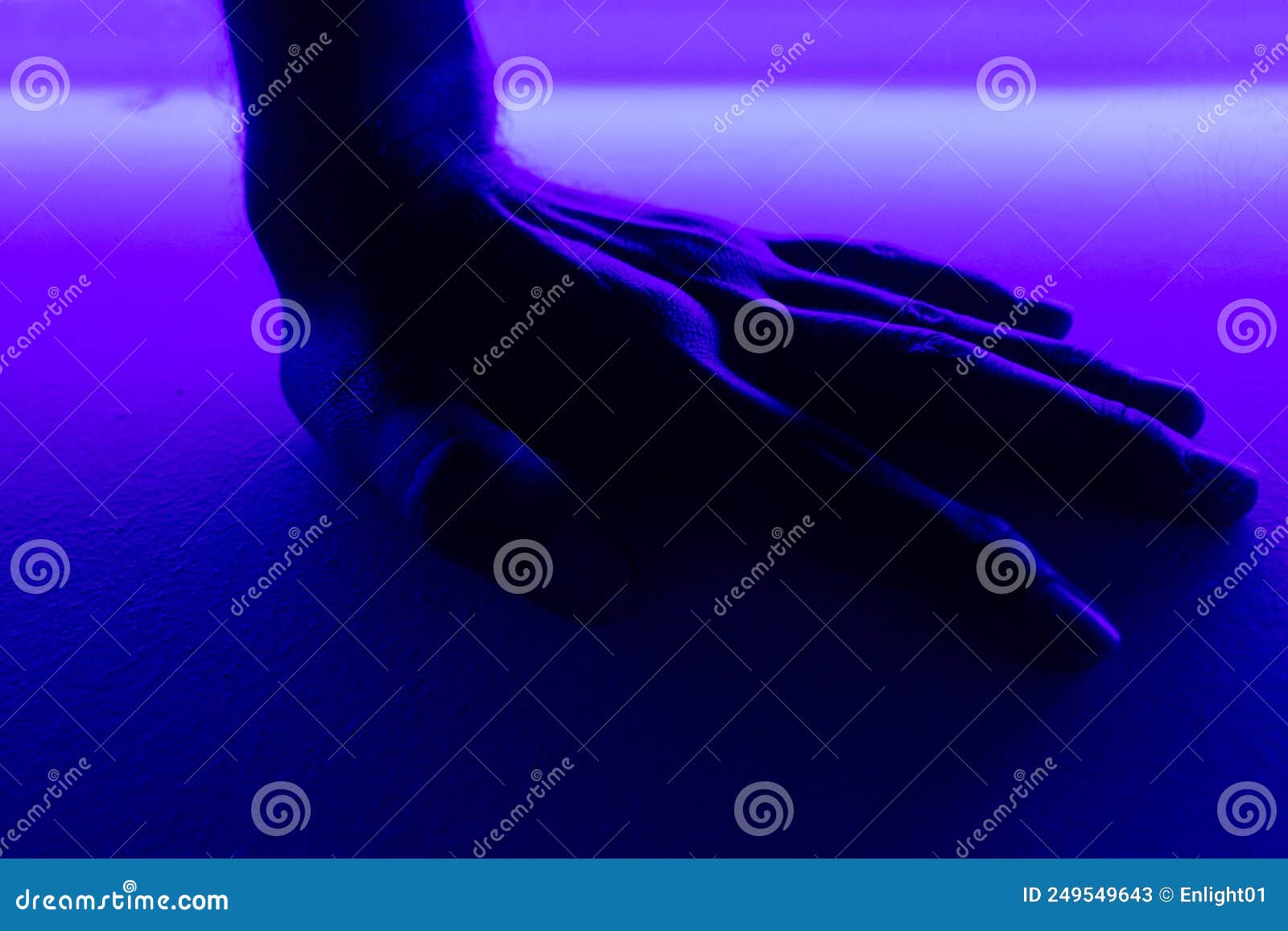 Human hand stock image. Image of hand, violet, darkness - 249549643