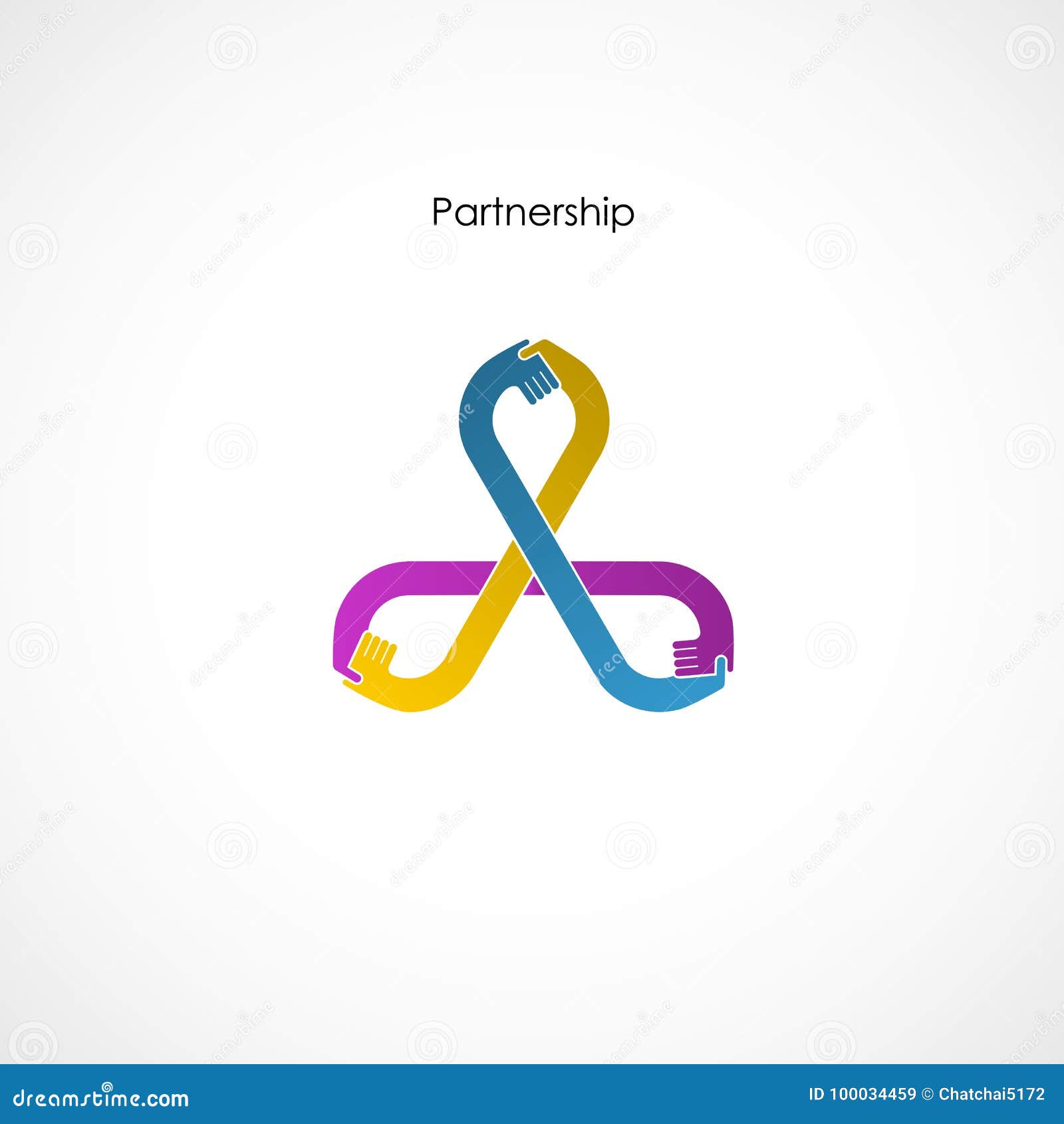 Human Hand Icon Abstract Logo Design Vector Template. Stock Vector ...