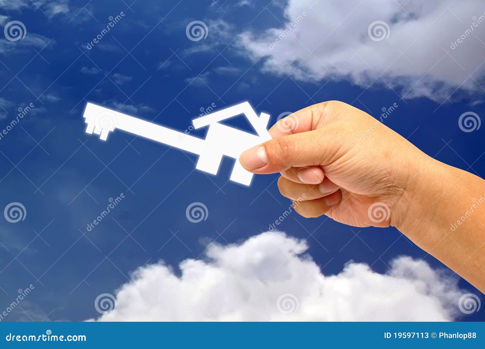 Human hand with keys stock illustration. Illustration of white - 19597113