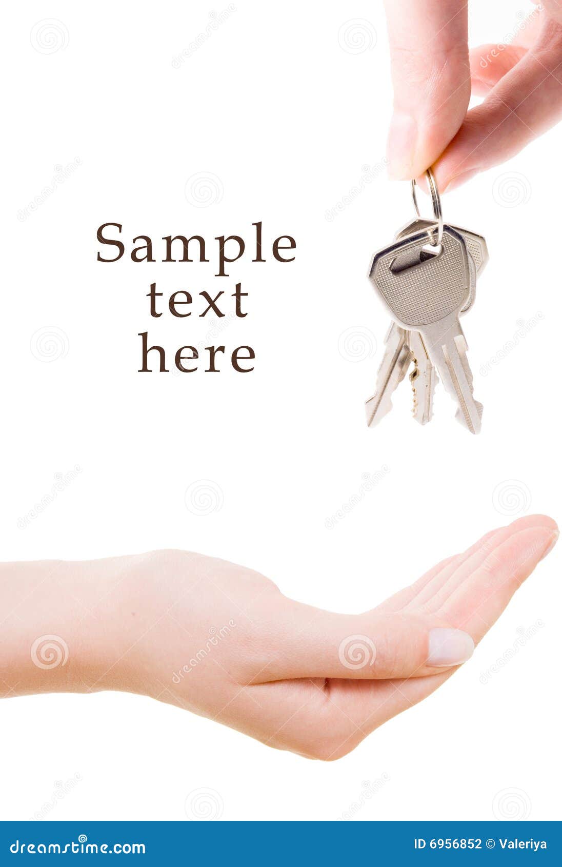 Human hand with keys stock photo. Image of security, business - 6956852