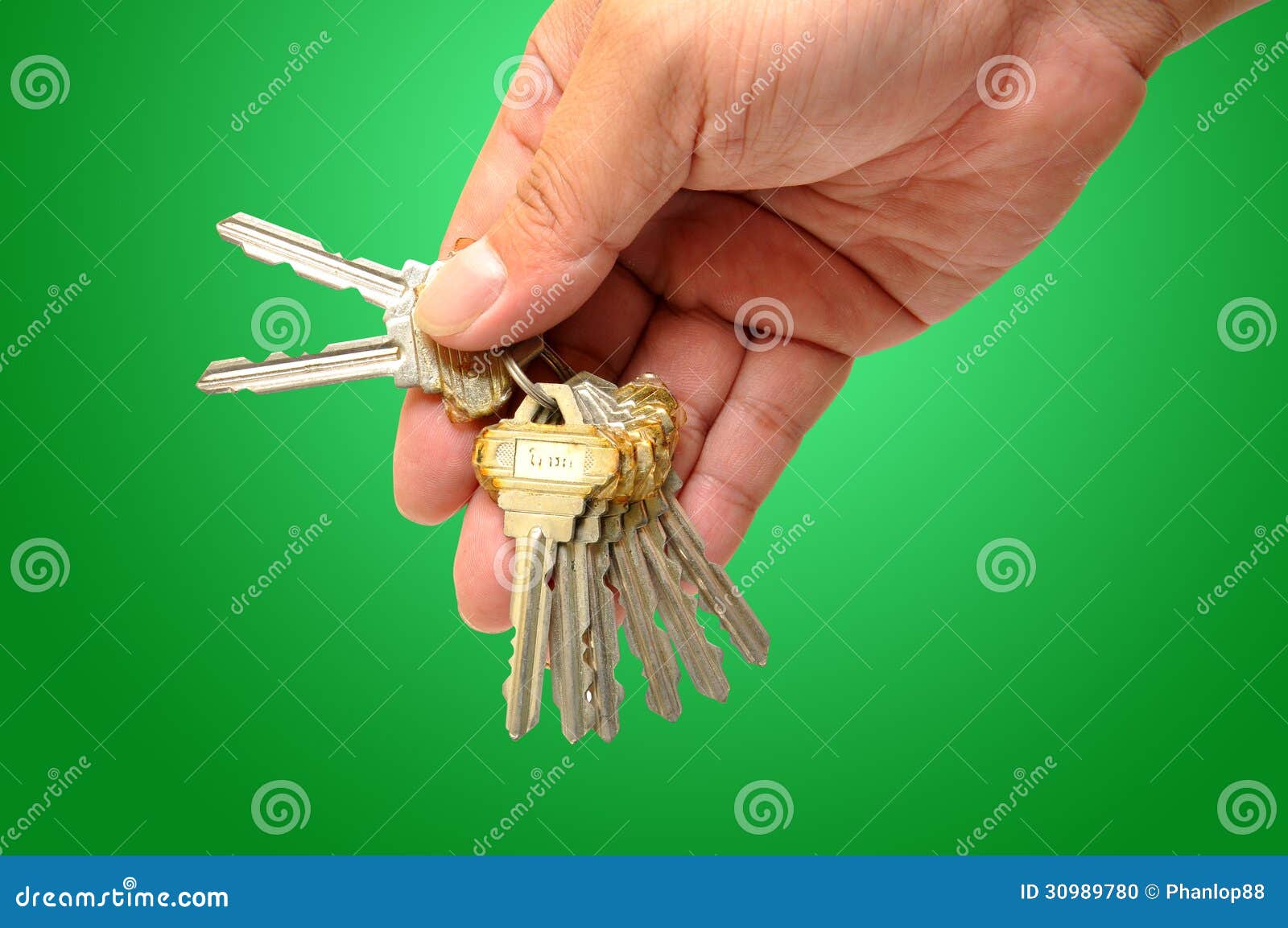 Human hand with keys stock photo. Image of symbol, concept - 30989780