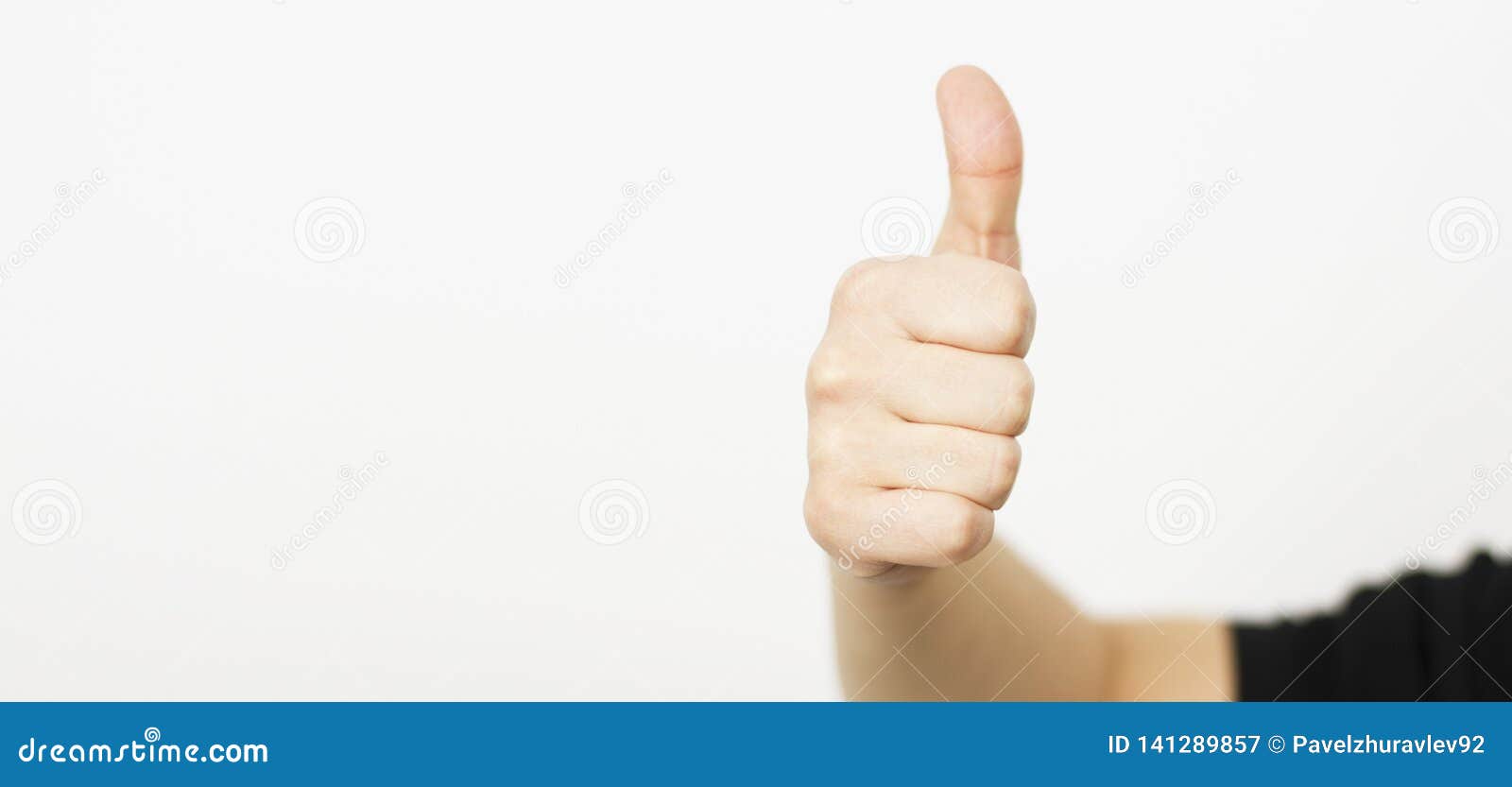 Human Hand Ok or Like Sign on White Background Selective Focus Stock ...