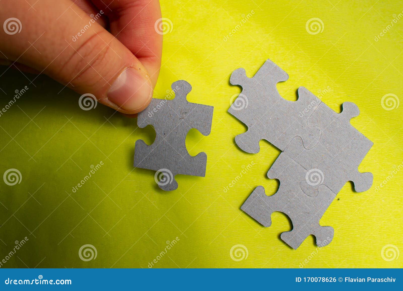 Human Hand Placing a Piece of a Puzzle Stock Photo - Image of creativity, join: 170078626