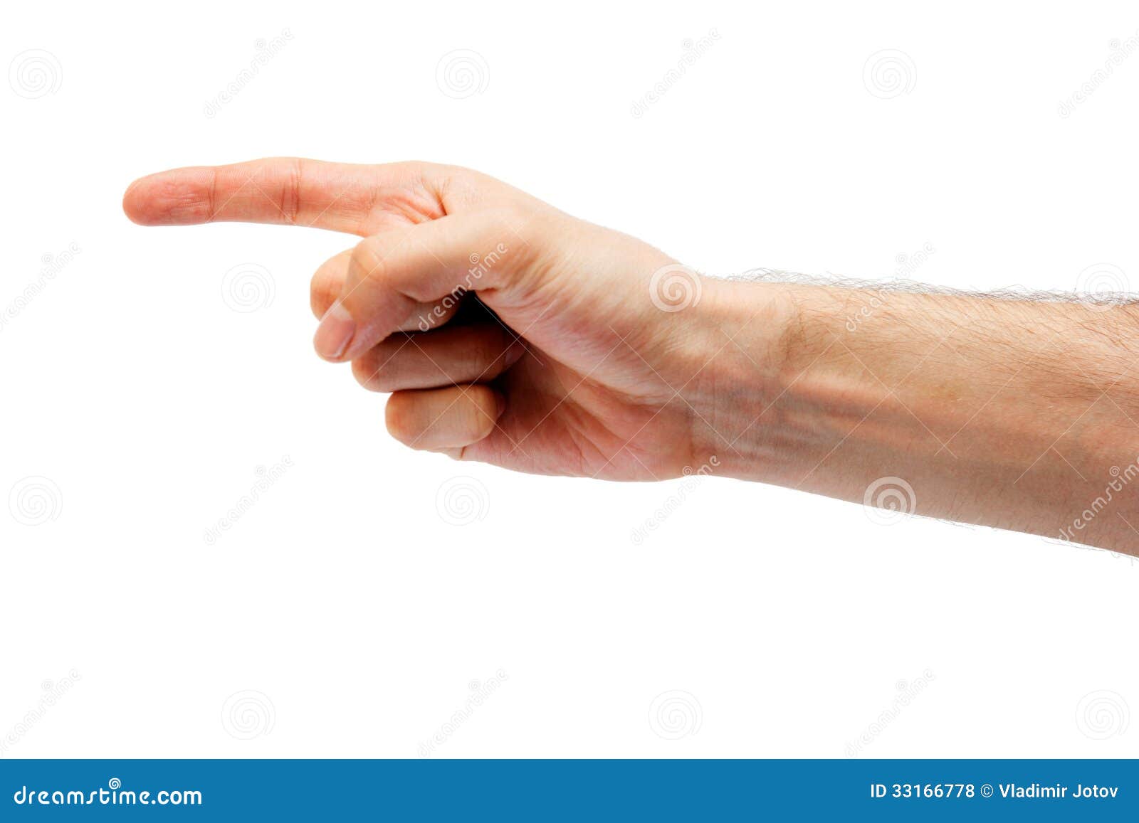Human Hand Point with Finger Stock Photo - Image of gesture, direction ...