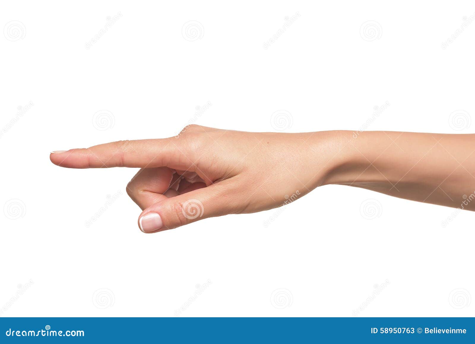 Human Hand Point with Finger Stock Image - Image of health, gesture ...