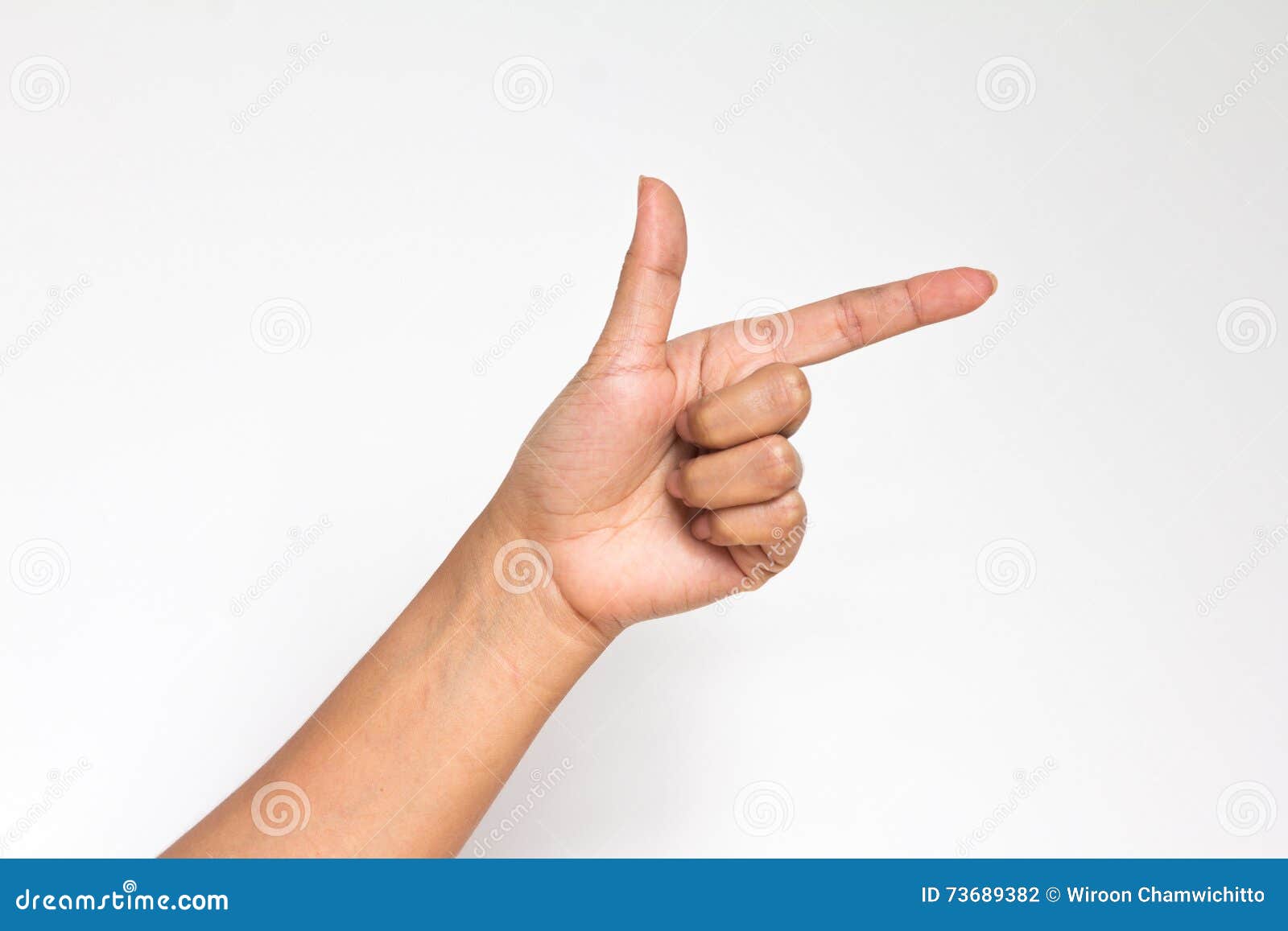 Human Hand Point with Finger Stock Photo - Image of hand, human: 73689382