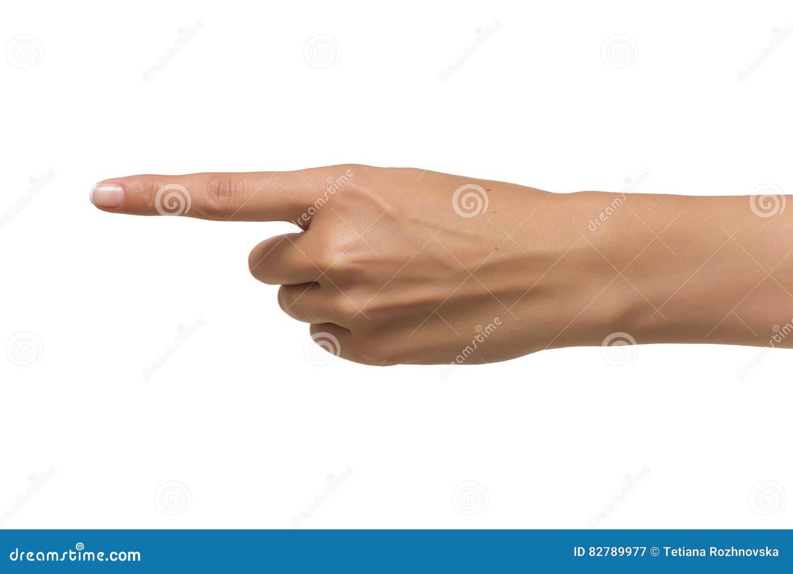 Human Hand Point with Finger Stock Image - Image of person, asian: 82789977