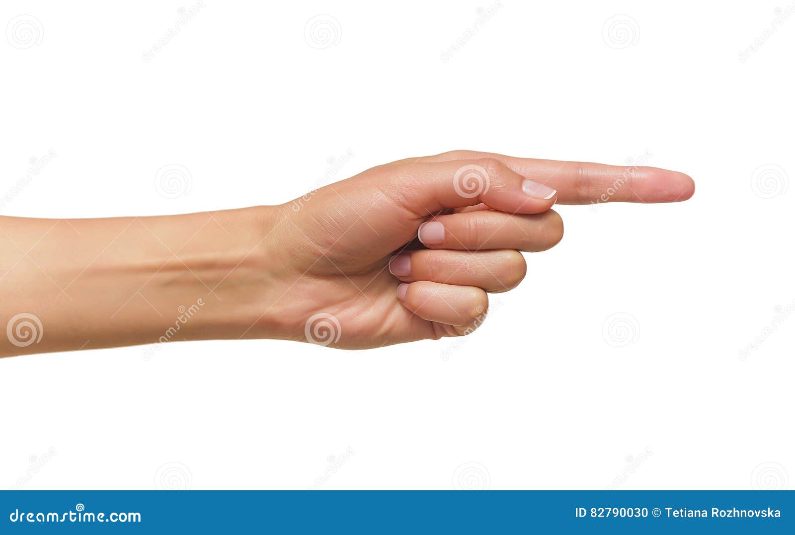 Human Hand Point with Finger Stock Photo - Image of communication ...