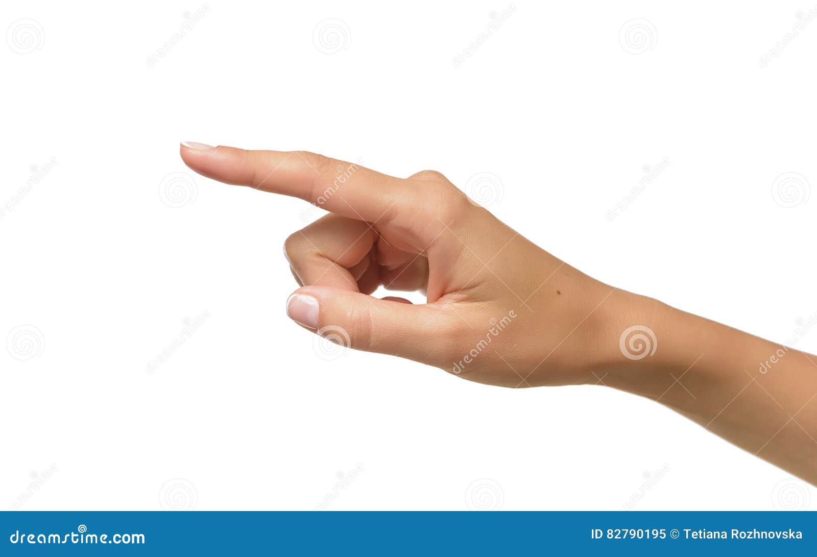 Human Hand Point with Finger Stock Image - Image of index, cutout: 82790195