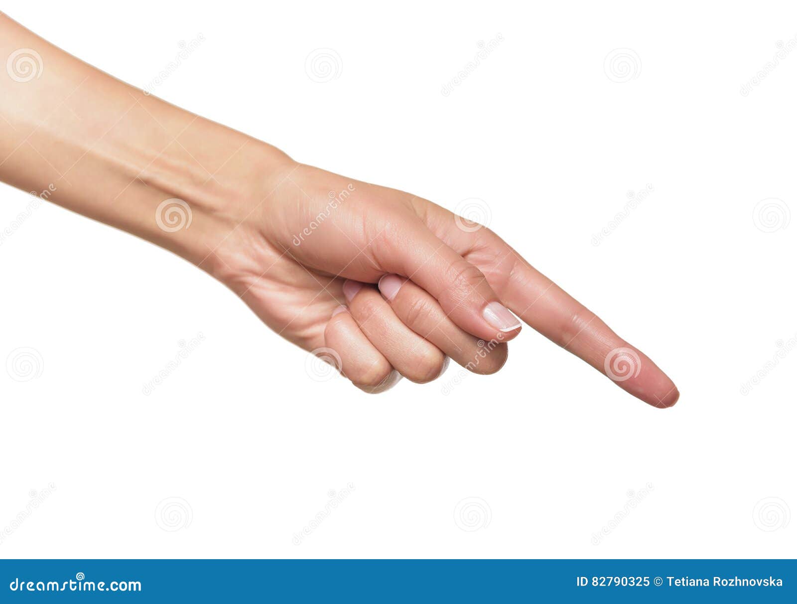 Human Hand Point with Finger Stock Image - Image of showing, healthy ...