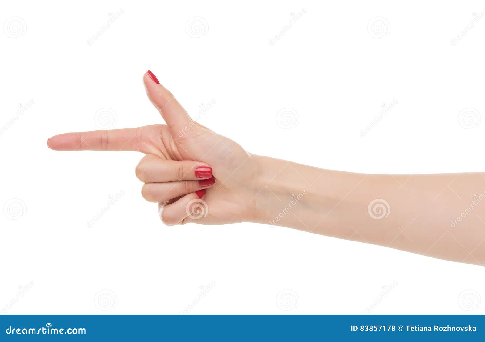 Human Hand Point with Finger Stock Photo - Image of finger, authority ...