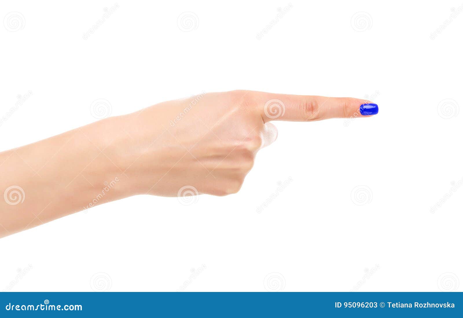 Human Hand Point with Finger Stock Image - Image of indicating ...