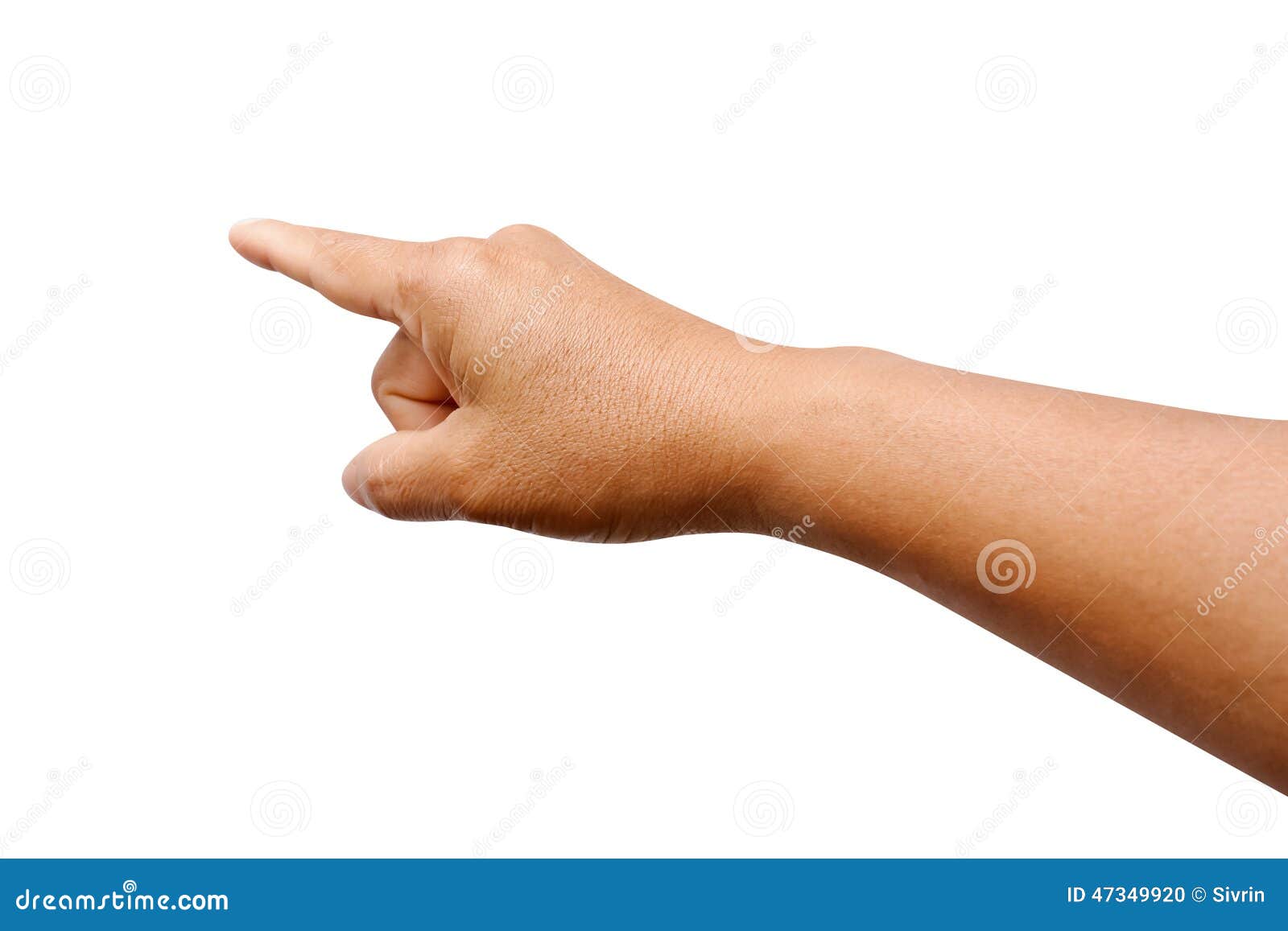 Human Hand Point with Finger Stock Photo - Image of fingernail, sign ...