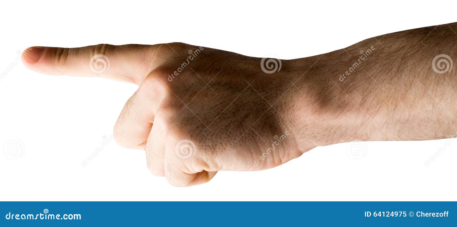 Human hand pointing stock image. Image of point, healthy - 64124975