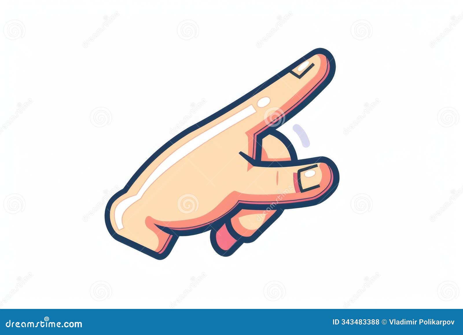 A Human Hand Pointing at Something with a Finger, Possibly Indicating ...