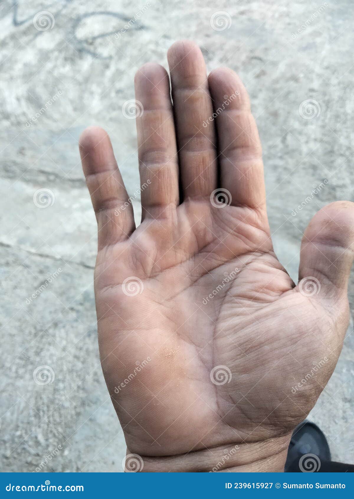 Human Right Hand Shape and Outline Stock Image - Image of right, shape ...