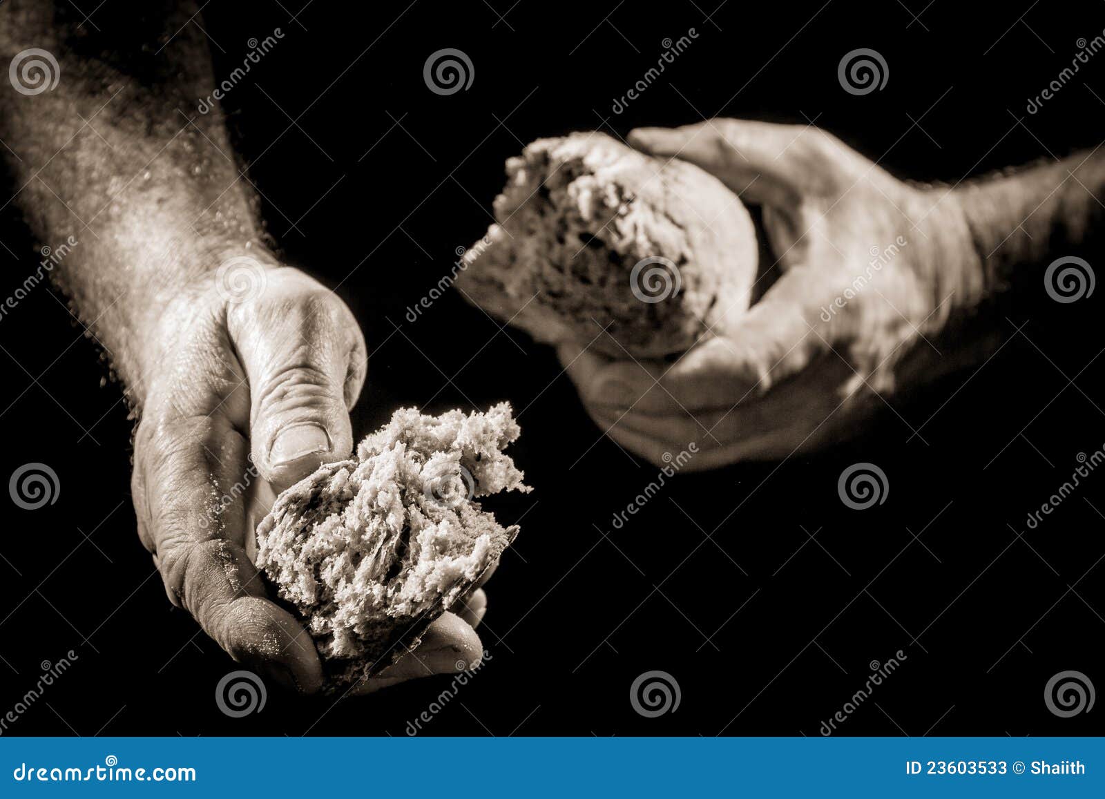 Human hand sharing food stock image. Image of sharing - 23603533