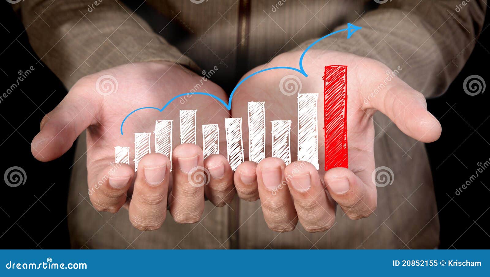 Human hand showing arrows stock image. Image of meeting - 20852155