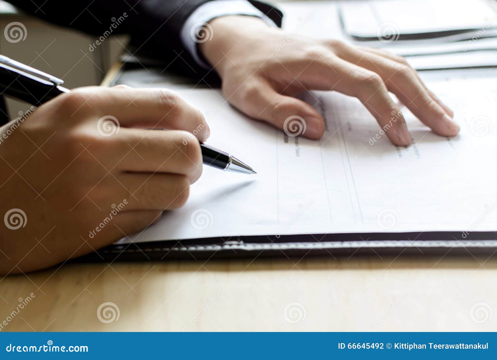Human Hand Signing on Formal Paper Stock Photo - Image of legalization ...