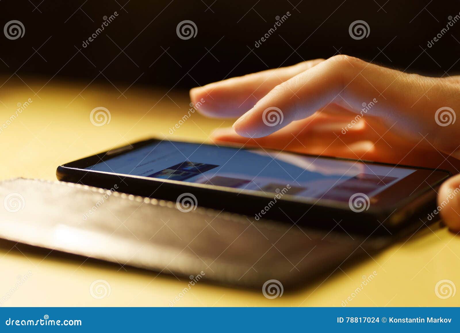 Human hand and smartphone stock photo. Image of gallery - 78817024