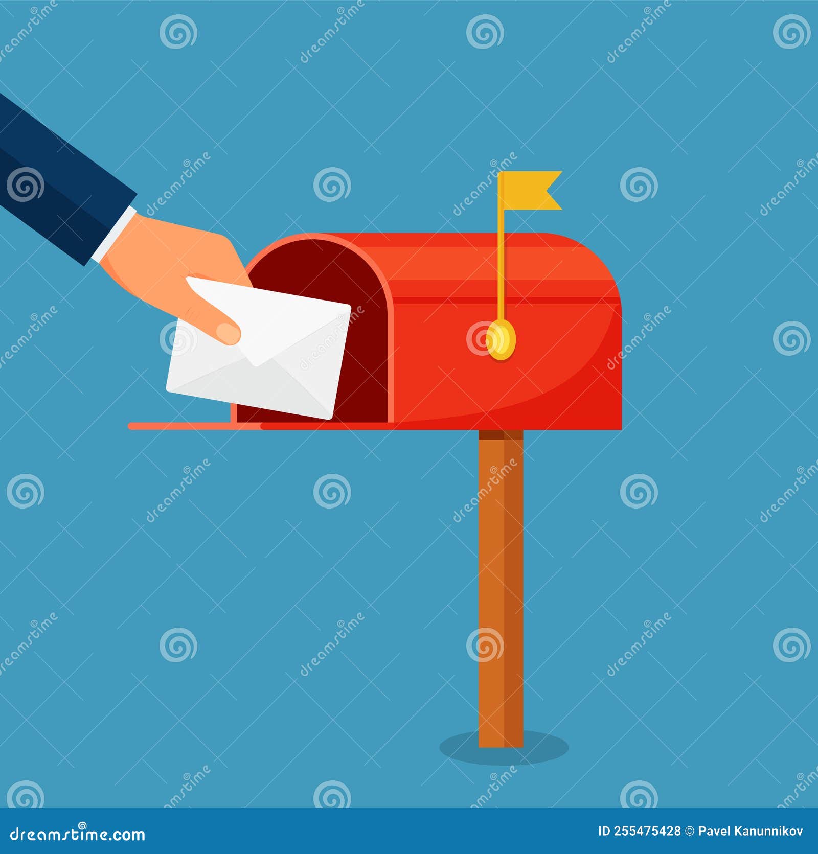 3d Human Mailbox Letter Royalty-Free Stock Photography | CartoonDealer ...