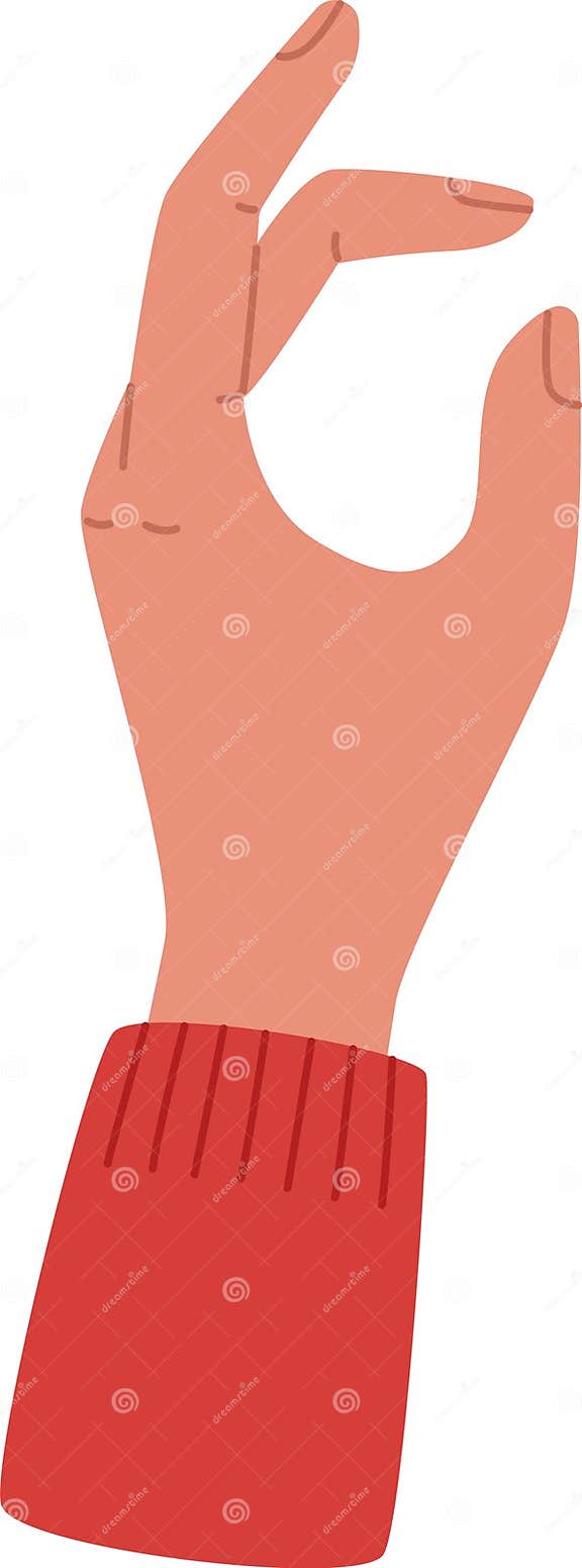 Human Hand Taking Something Stock Illustration - Illustration of ...