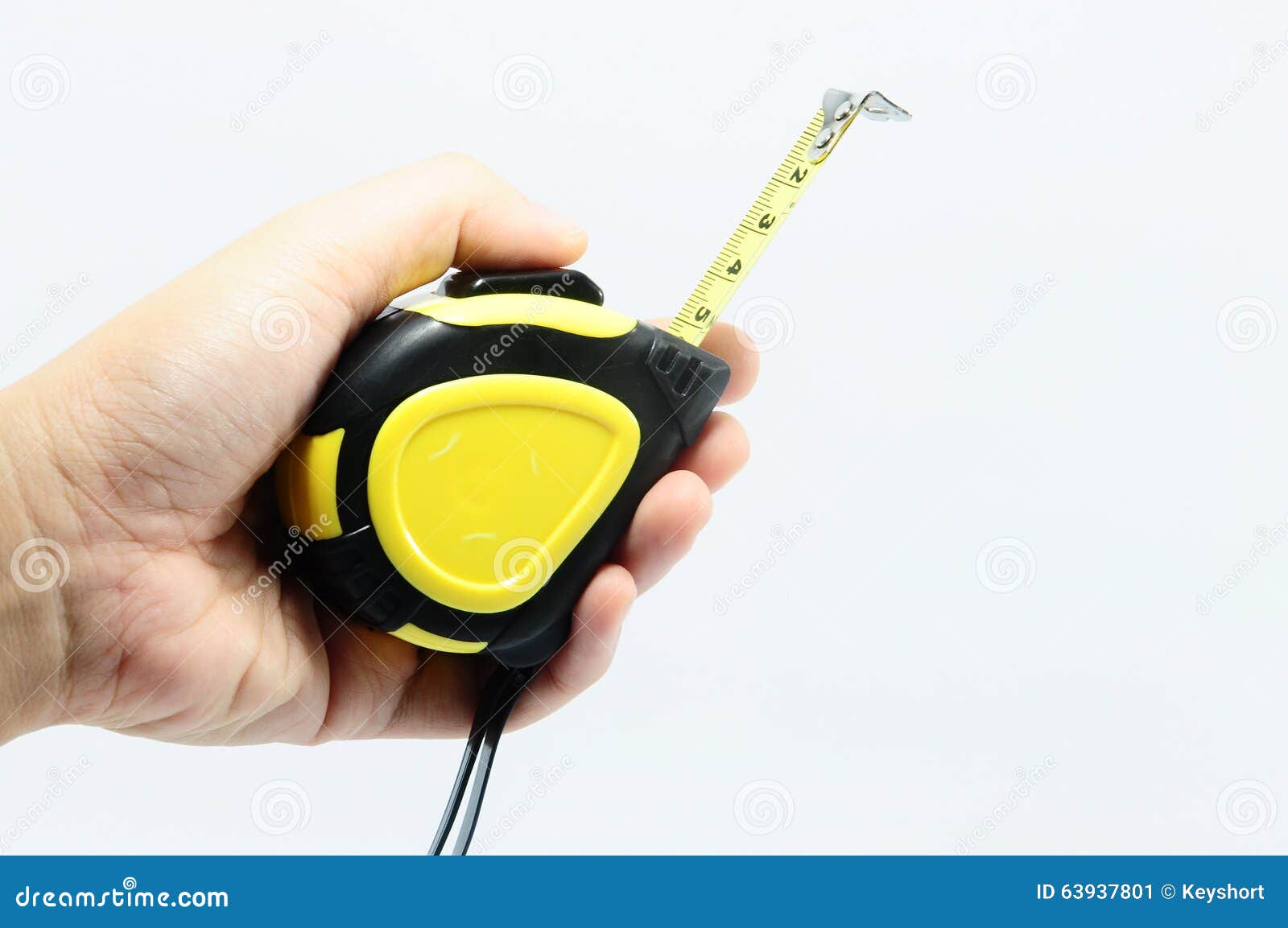 Human Hand with Tape Measure Stock Image - Image of collage, inch: 63937801