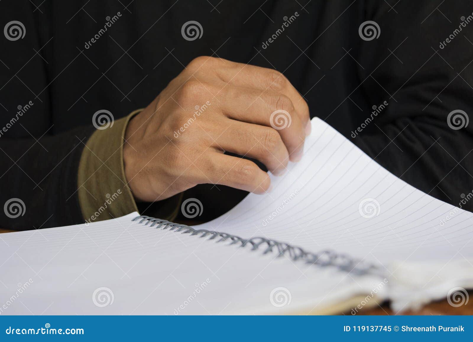 Human hand turning page stock image. Image of human - 119137745
