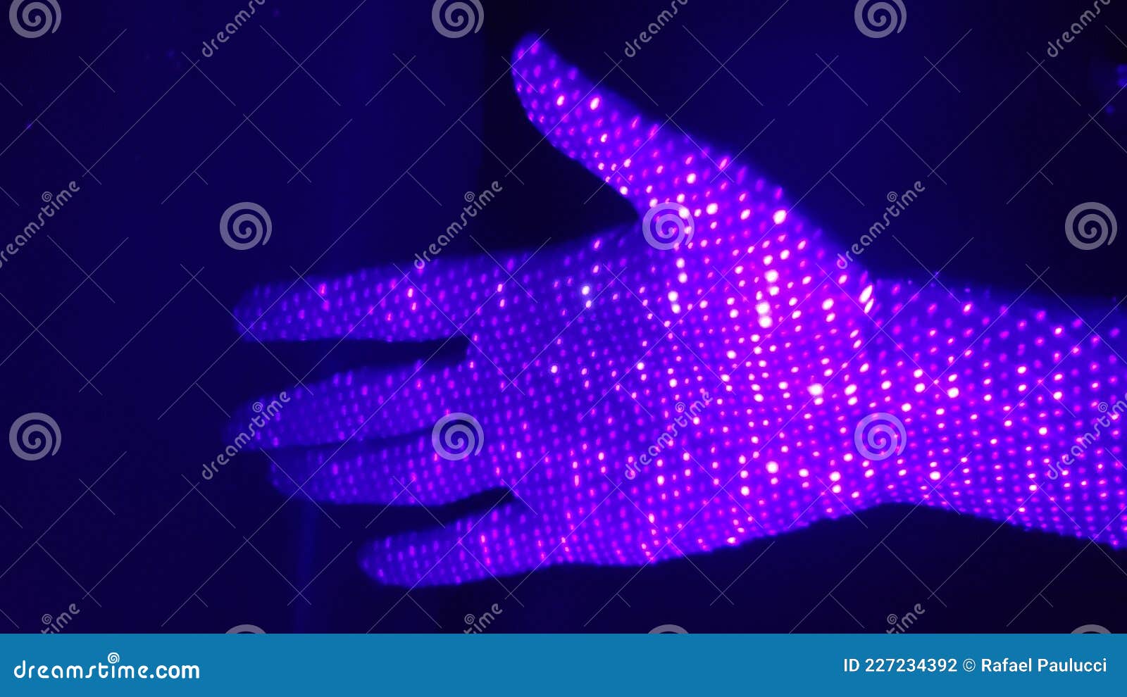 Human Hand in Ultraviolet Light Stock Photo - Image of font, lighting ...