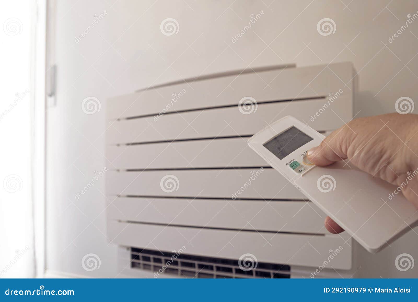 Human Hand Uses Remote Control, Presses Buttons, Sets Selects ...