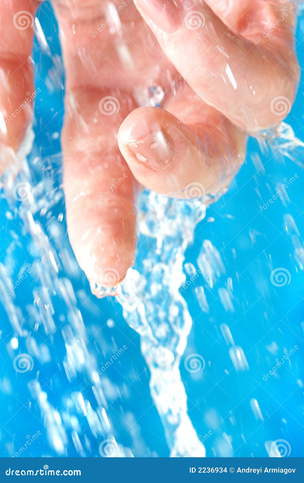 Human hand and water. stock photo. Image of hands, element - 2236934
