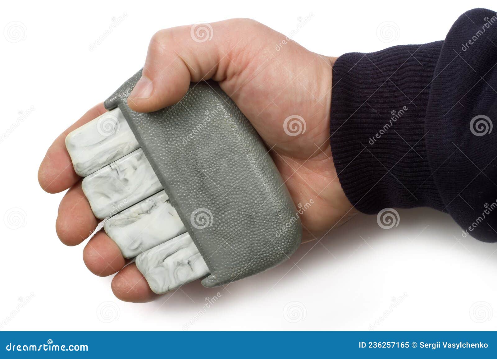 A Human Hand with a Wrist Expander. Stock Image - Image of muscular ...