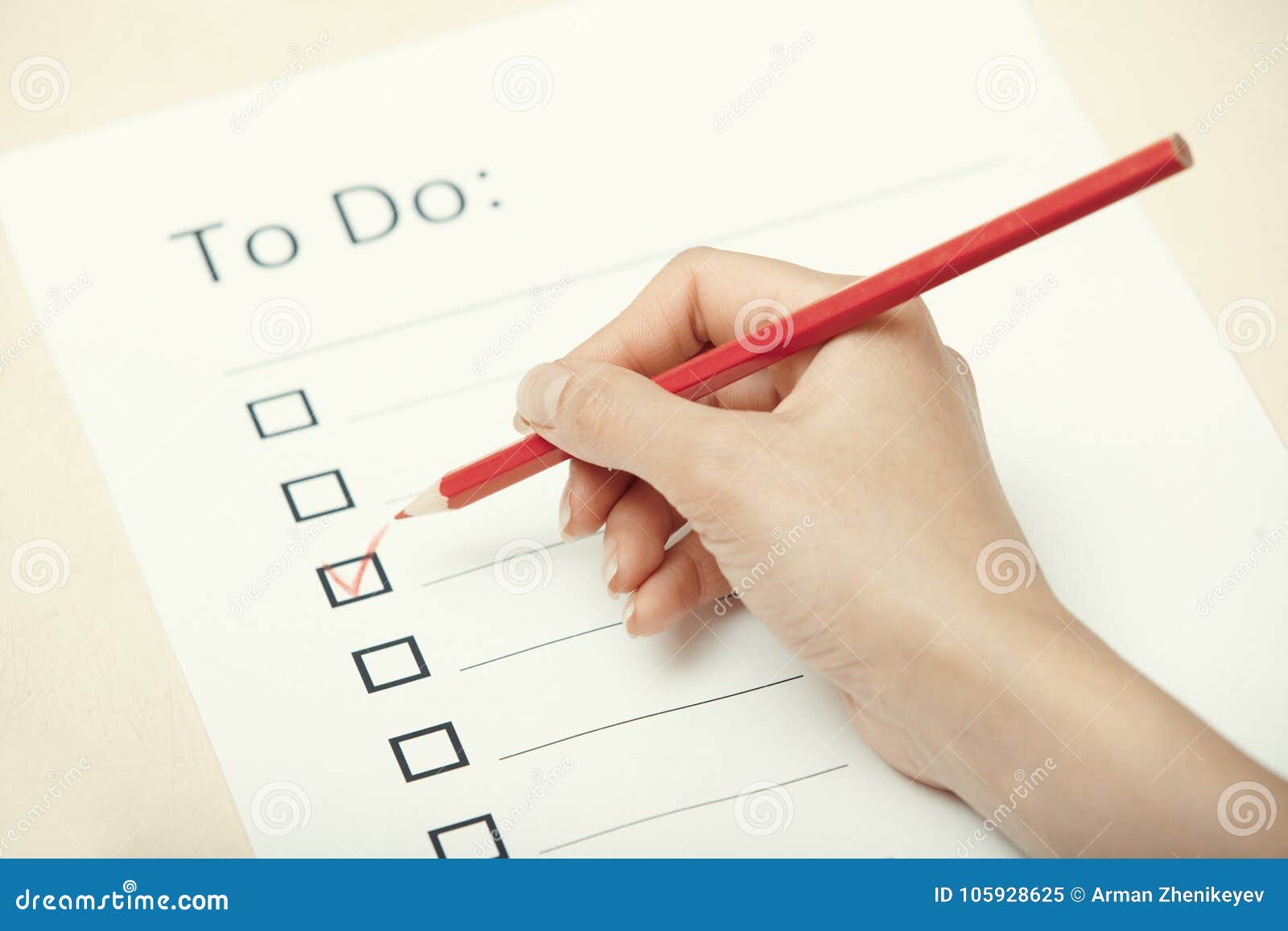 To do list stock image. Image of filling, list, busy - 105928625
