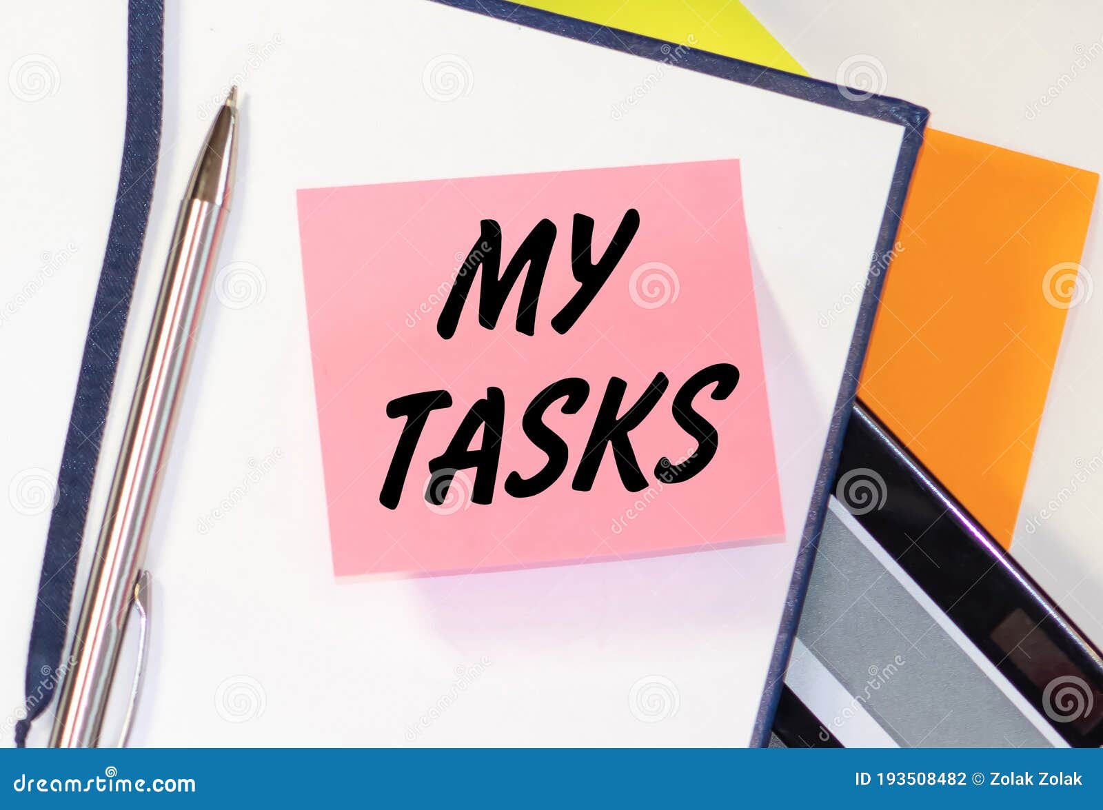 Human Hand Writing My Tasks on Whiteboard Stock Photo - Image of desire ...