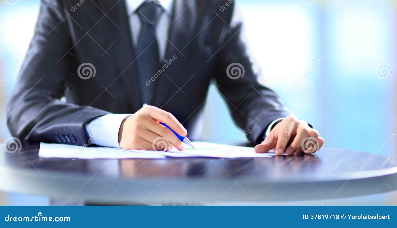 Human Hand Writing on a Paper. Stock Photo - Image of colleague ...