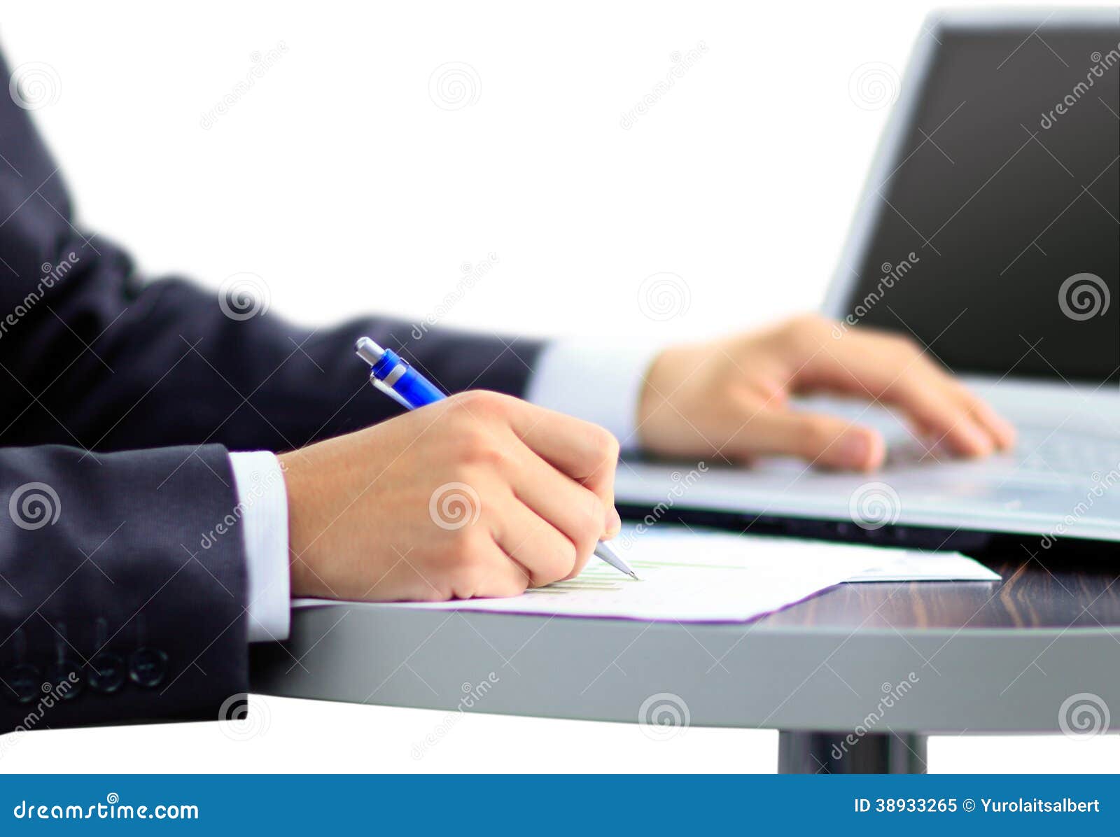 Human Hand Writing on a Paper. Stock Image - Image of hand, caucasian ...