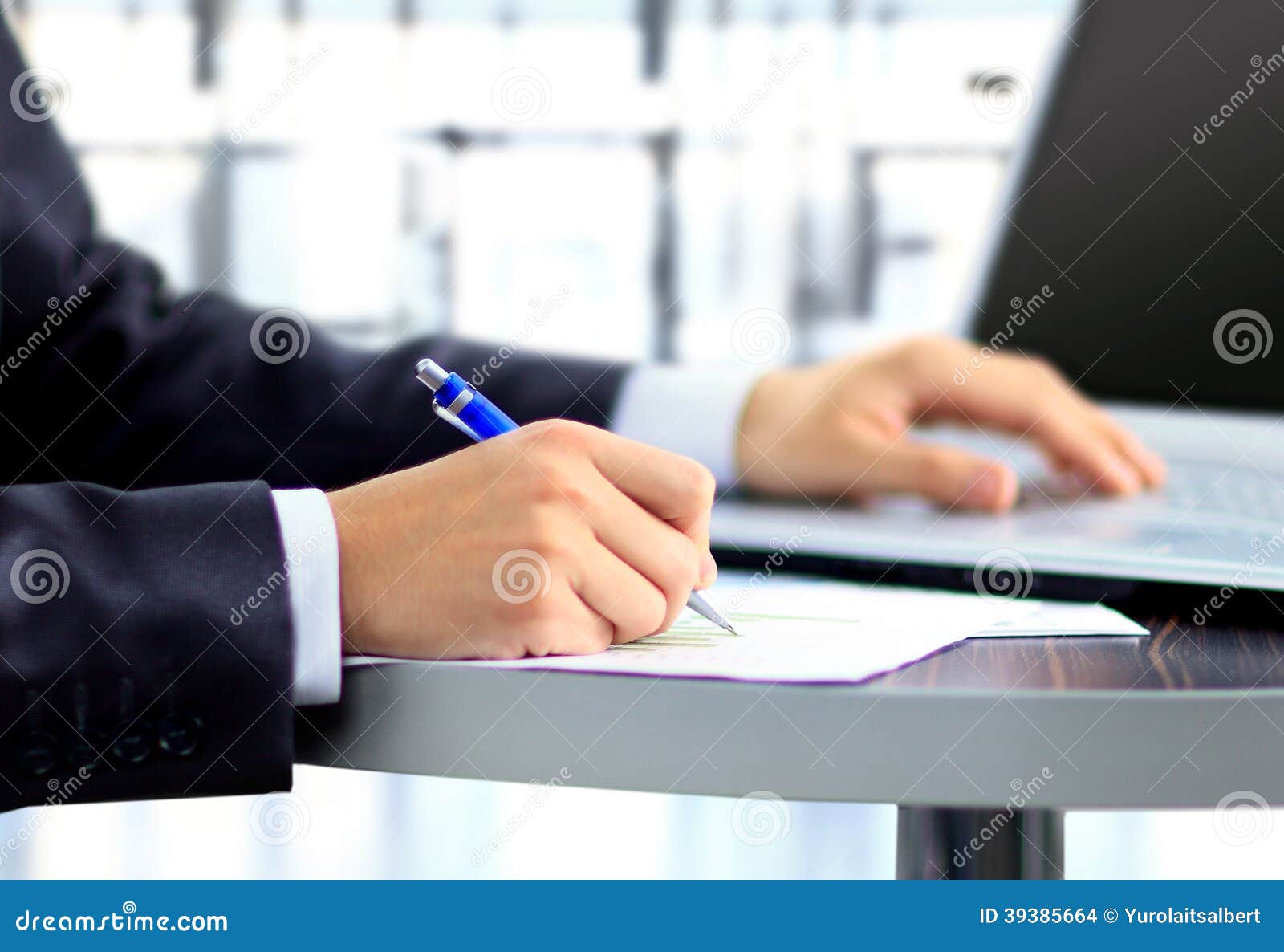 Human Hand Writing on a Paper. Stock Photo - Image of education ...