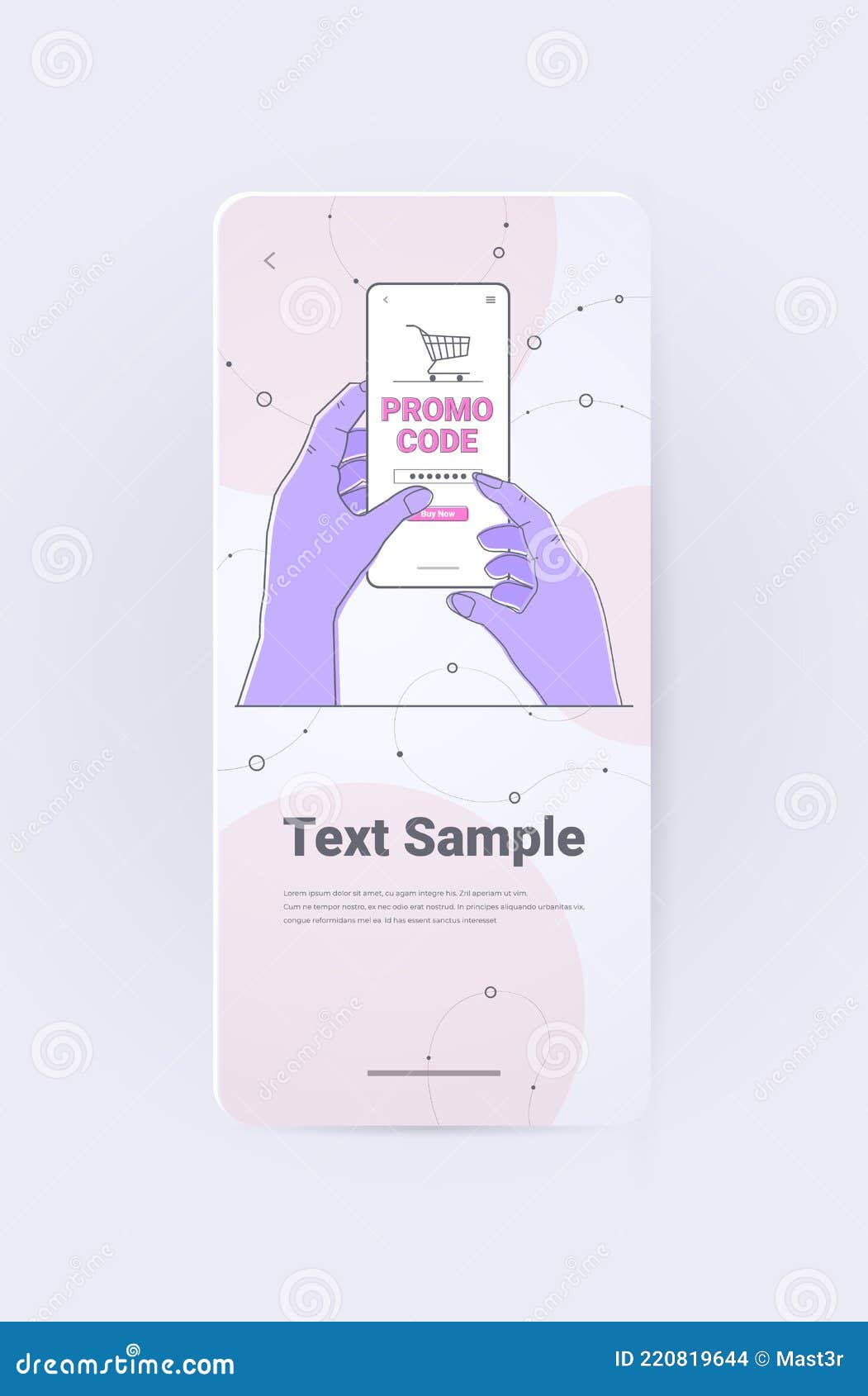 Human Hands Choosing Discount Promo Code on Smartphone Screen Online ...