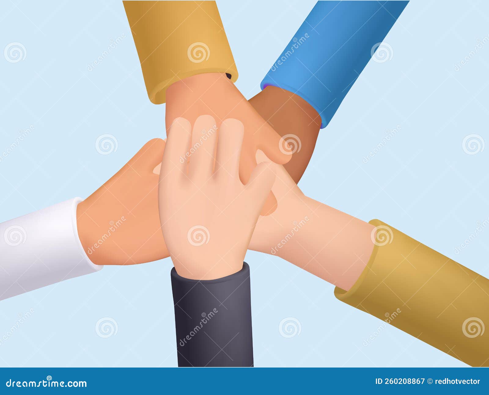 Human Hands Clapping. 3D People Crowd Applaud To Congratulate Success ... Human Hands Clapping. 3D People Crowd Applaud To Congratulate Success ...
