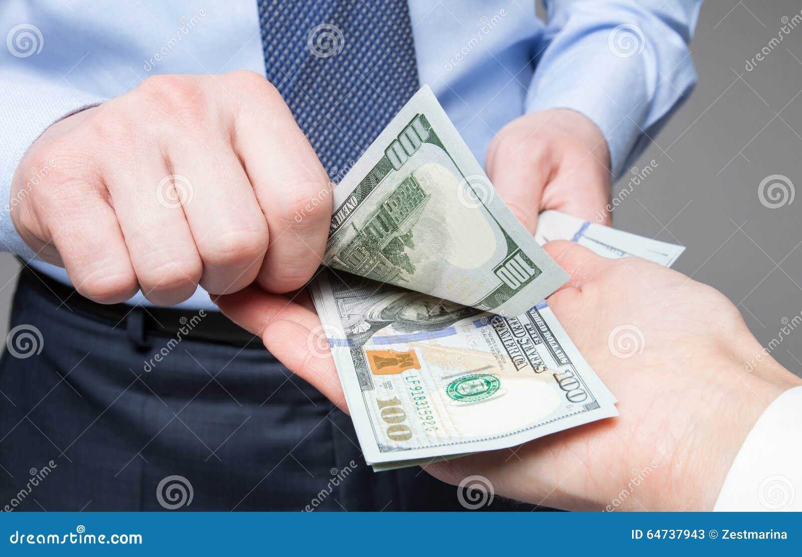Human Hands Exchanging Money Stock Image - Image of concept, dollar ...