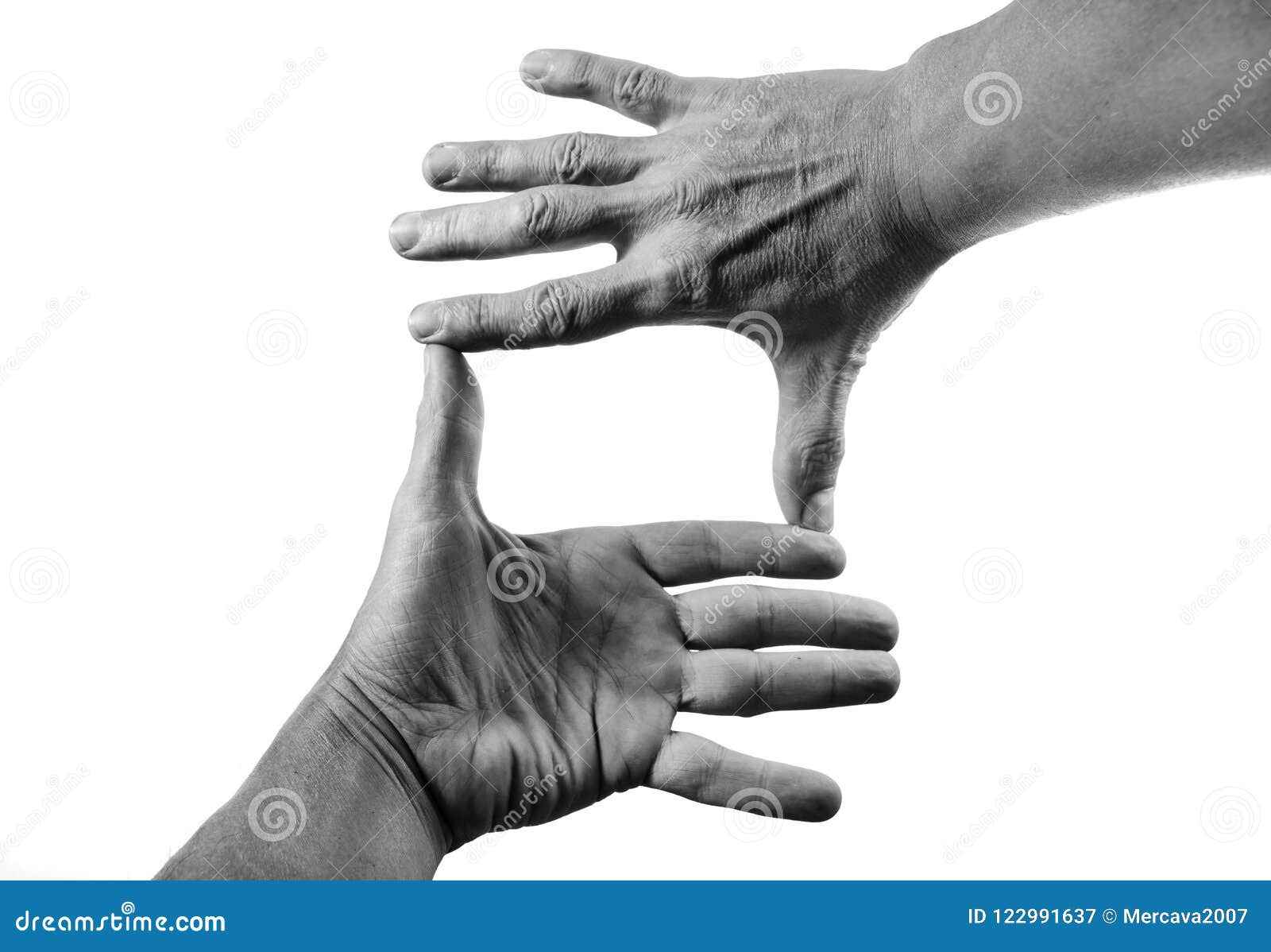 Human hands frame. stock image. Image of finger, perspective - 122991637