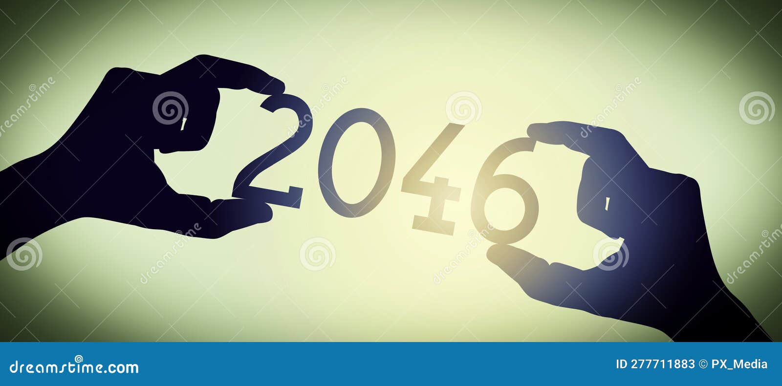 2046 Year, Happy New Year 2046 Vector, 2046 Number Design Vector ...