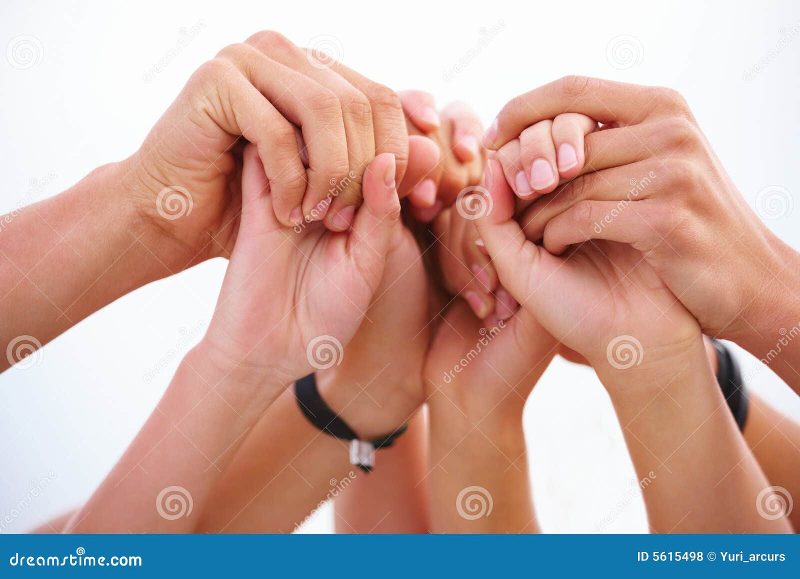 Human Hands Joined Together Stock Photo - Image of human, group: 5615498