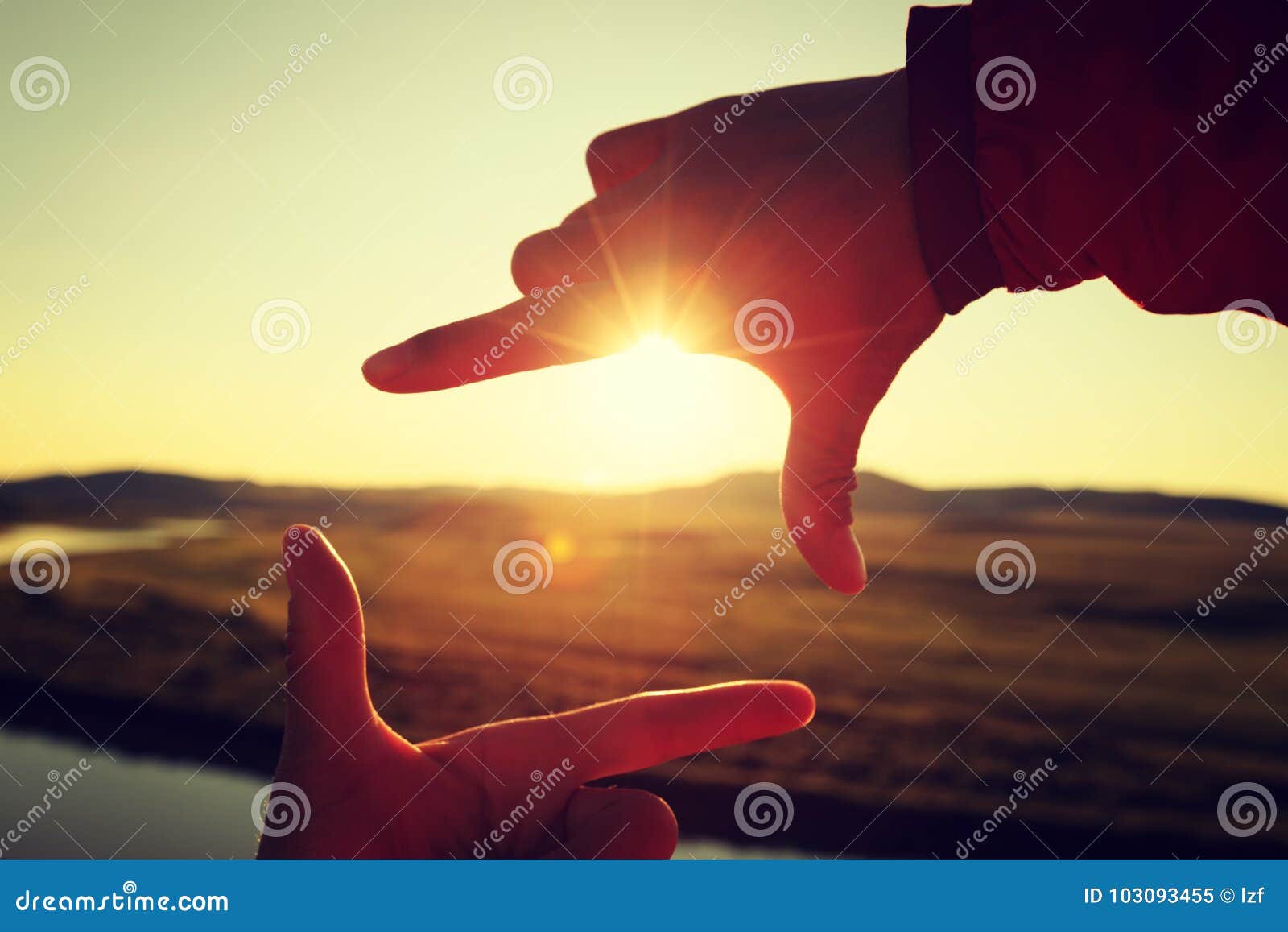 Human Hands Making a Frame Sign Stock Image - Image of copy, hands ...