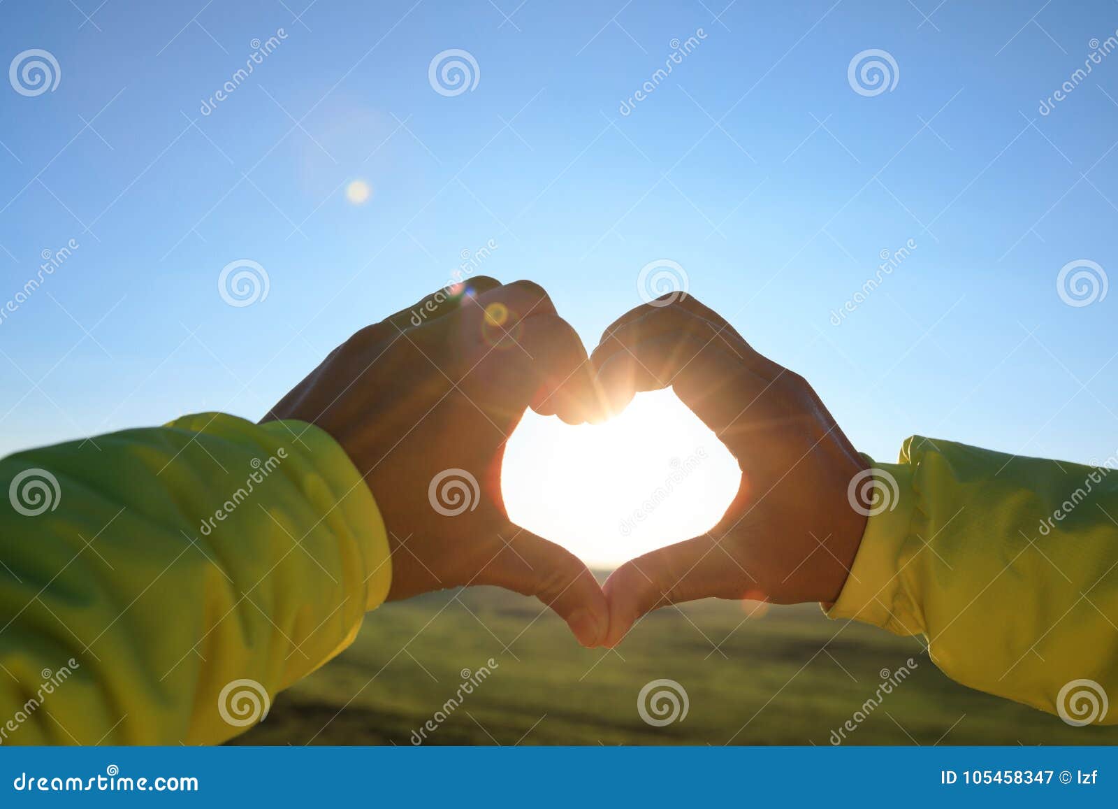 Human Hands Making Heart Shaped Sign Stock Image - Image of woman ...
